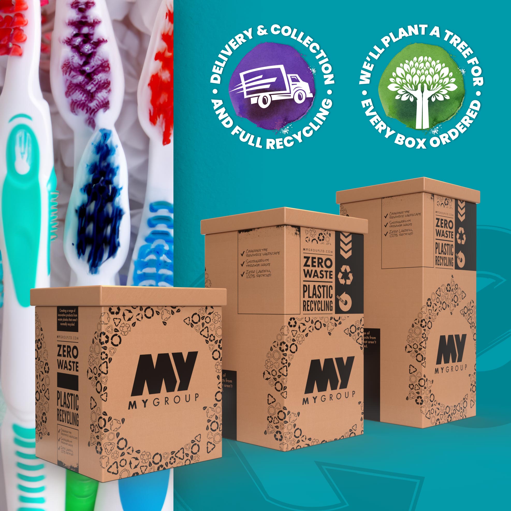 Dental Care Recycling Box - ReFactory Plastic Waste Recycling