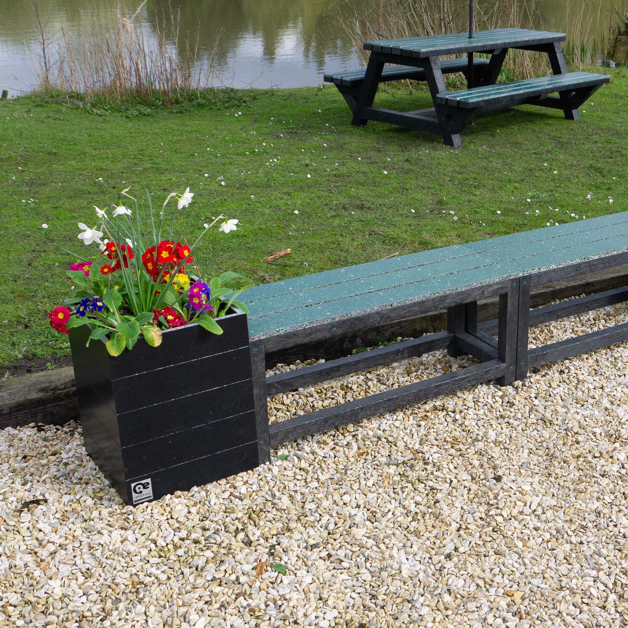 Modular Bench – 100% Recycled Plastic Waste - ReFactory